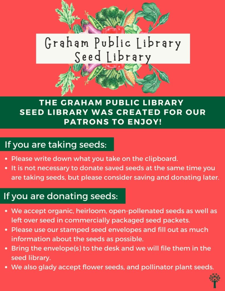 Seed Library – Alamance County Libraries