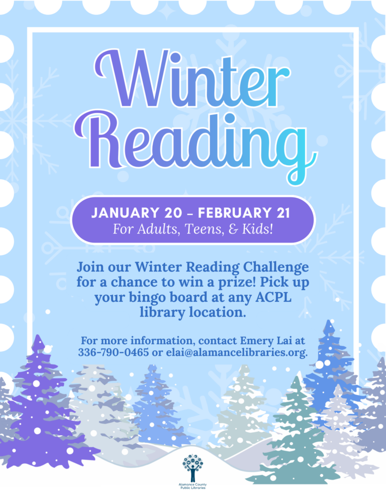 Winter Reading 2026 – Alamance County Libraries